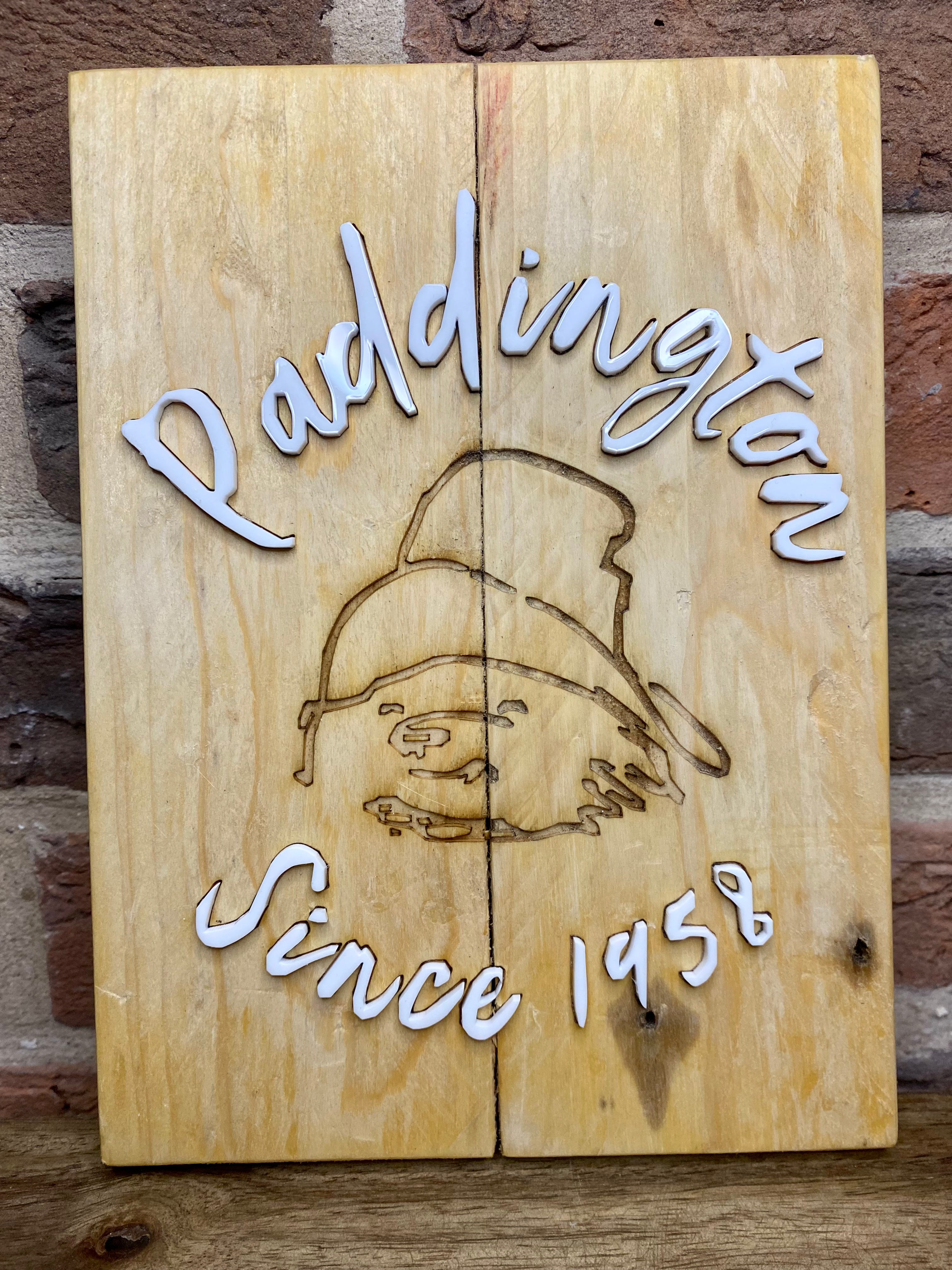 Paddington board – Etched on The Wolds